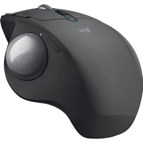 Logitech Mx Ergo Rf Wireless Bluetooth Trackball 380dpi Right Hand Black Mice
