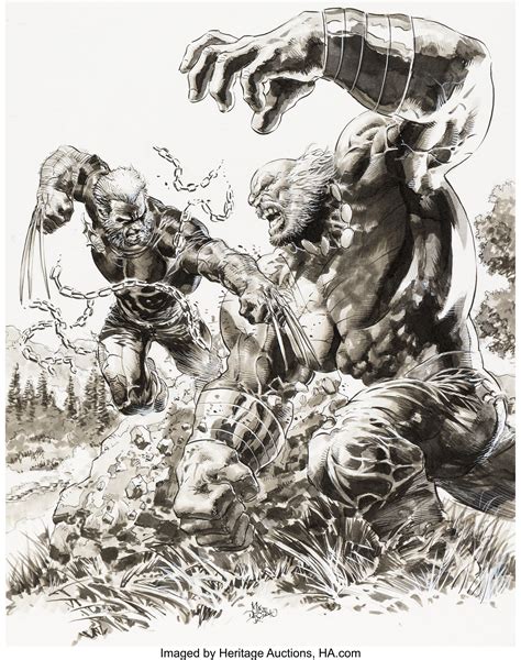 Mike Deodato Jr Secret Wars 1 Old Man Logan Vs Maestro Variant Lot