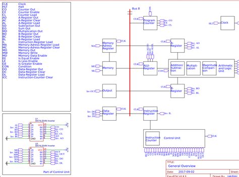 ben eater 8 bit computer schematics