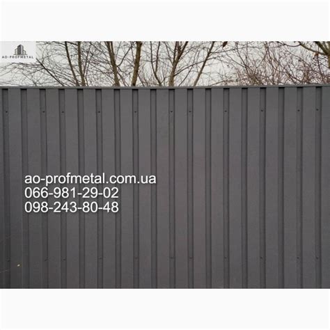 Продам ПРОФЛИСТ RAL 7024 PEMA, Профнастил серый графит 7024 матовый ...