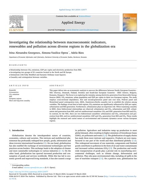 Pdf Investigating The Relationship Between Macroeconomic Indicators