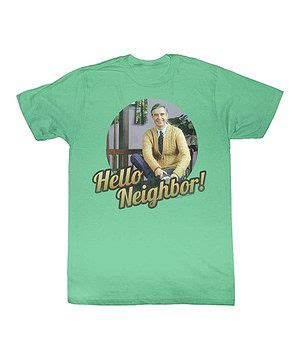 Mint Hello Neighbor Tee Men Zulily Mr Rogers Mister Rogers