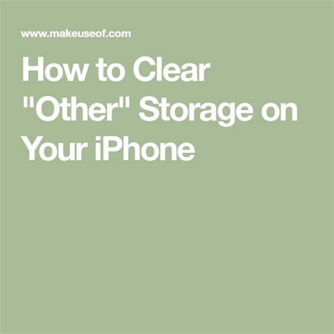 How To Clear System Data Or Other Storage On Your Iphone Artofit
