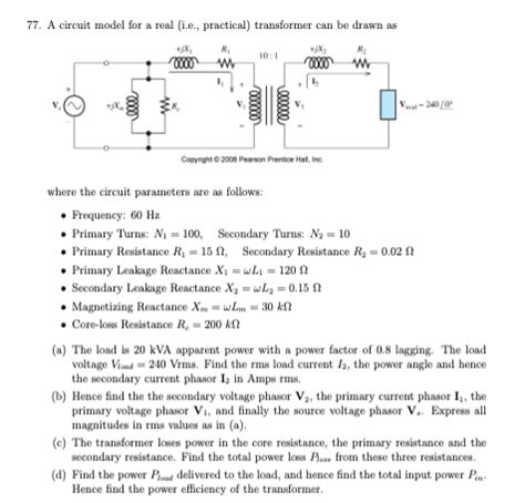 Solved A Circuit Model For A Real I E Practical Chegg