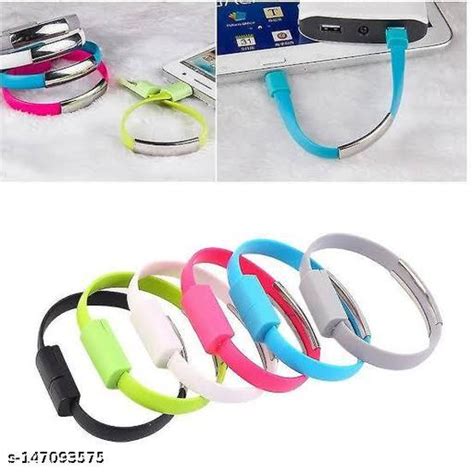Micro Usb Cable Bracelet Data Charging Line For Android