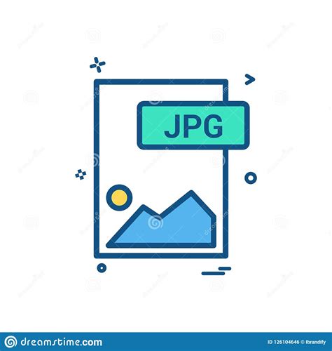 file format icon vector design stock vector illustration of