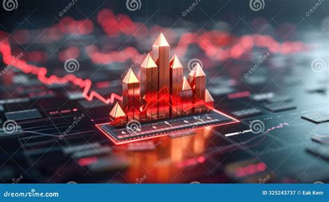 Corporation Signaling Achievements With Symbolic Golden Arrows On A Data Visualization Chart