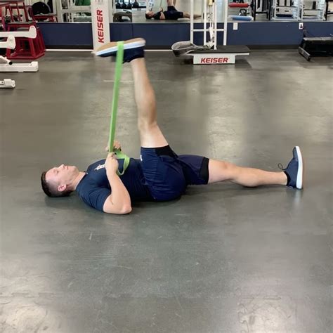 Banded Hamstring Stretch Youtube