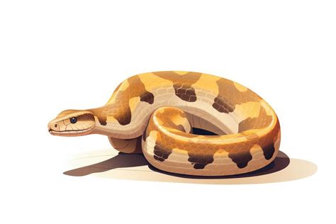 Cute Ball Python Drawing