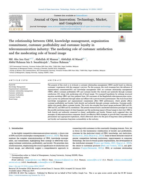 The Relationship Between Crm Knowledge Management Organization Pdf Customer Relationship