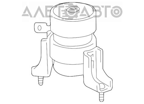 Подушка двигателя передняя Toyota Camry v55 15-17 hybrid usa 12361 ...