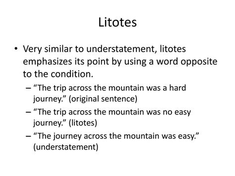 Understatement And Litotes Ppt Download
