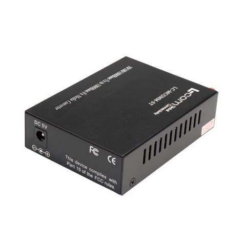L Com Ethernet Media Converter TX RJ To Single Gigabit SFP