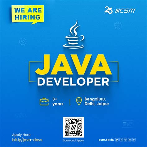 csm careers on linkedin hiringnow javadeveloper opportunity