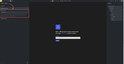 Password Protection Bricks Academy