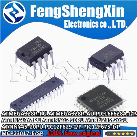 ATTINY45 20PU ATMEGA328P PU ATMEGA328P AU PIC16F628A I P ATTINY13A PU ATTINY85 20PU PIC12F629 I