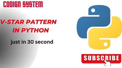 V Star Pattern In Python For Loop Star Pattern Python3 Star Patterns