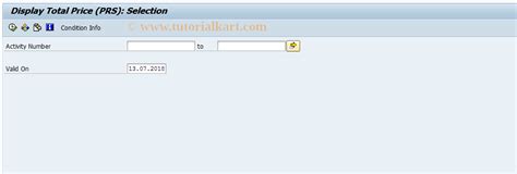 ML SAP Tcode Display Service Conditions ML SAP Tcode Display Service Conditions