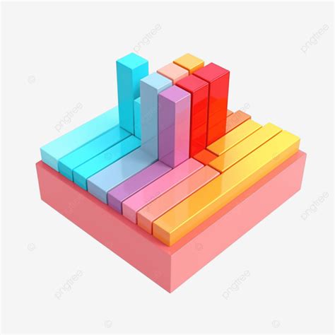 3d illustration boxplot chart business 3d 3d illustration png