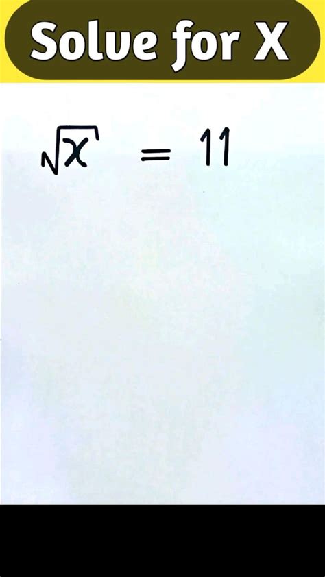 Surds Tricks Solve For X Short