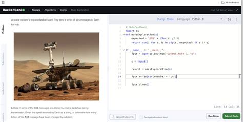 day114 marsexploration python hackerrank stringmanipulation… mukul pathak