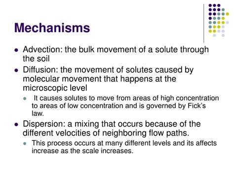 Ppt The Advection Dispersion Equation Powerpoint Presentation Free