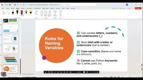 Intro To Python Programming Python Variable Part 1 Youtube