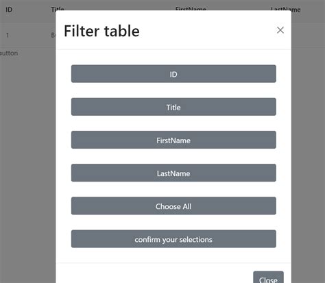 Javascript Filter Antd Table According To Its Columns Stack Overflow