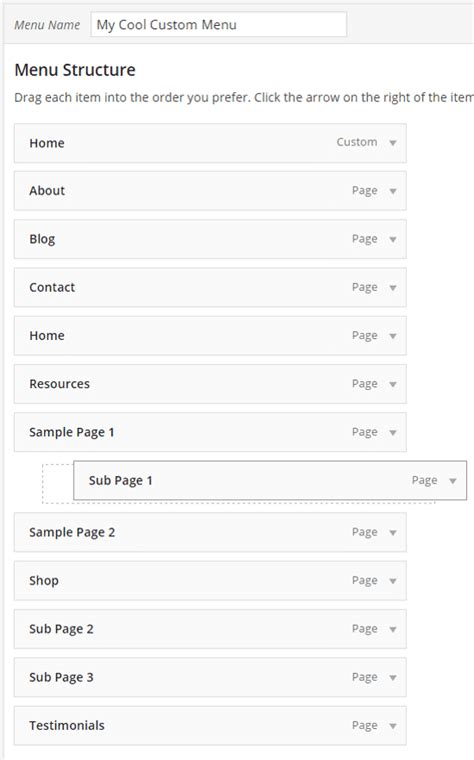 How To Create Custom Menu Structures In WordPress Elegant Themes Blog