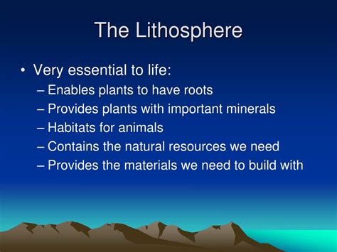 Ppt The Lithosphere Powerpoint Presentation Free Download Id 3105558