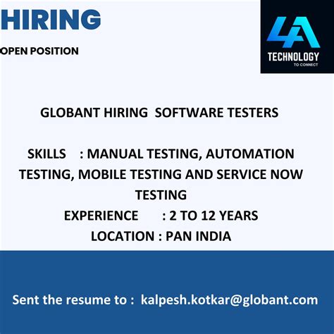 4a Technology On Linkedin Testing Softwaretester Hiring Immediatejoiner