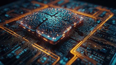 Artificial Intelligence In The Form Of A Brain Digital Technologies Neural Networks Neural