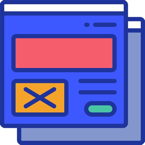 Front End Generic Outline Color Icon