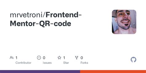 GitHub Mrvetroni Frontend Mentor QR Code