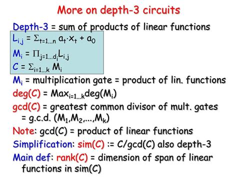 Ppt Reconstruction Of Depth 3 Circuits Powerpoint Presentation Free