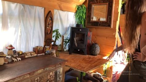 Couple Custom Builds Treehouse Bus As Full Time Home