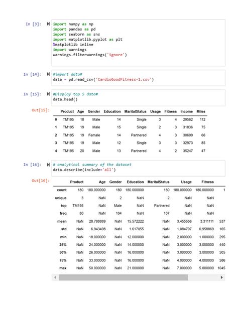 Cardiogoodfitness Jupyter Notebook Download Free Pdf Computer