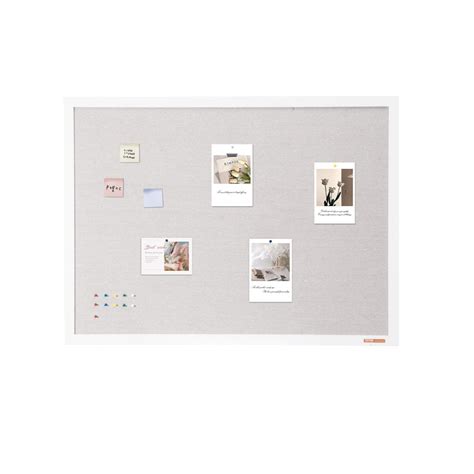 Vevor 48x36 White Cork Board With Linen Surface Wall Mounted Bulletin