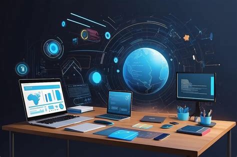 Premium Photo Programming Concept Illustration