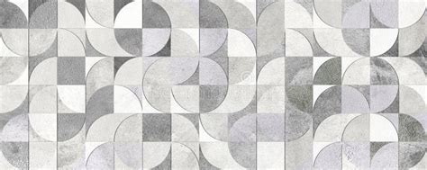 Digital Tiles Design Abstract Damask Patchwork Pattern Stock
