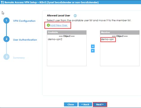 VPN Zyxel USG FLEX ATP VPN Quick Setup Configure IKEv2 IPSec VPN Via Wizard With