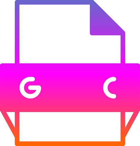 Gdoc File Format Icon Vector Art At Vecteezy