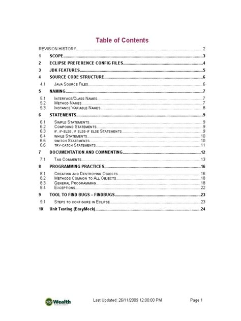 Java Coding Standards Pdf Programming Constructor Object