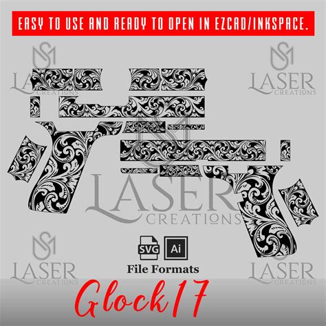 SM Laser Creation Glock 17 Scroll Degasin Inspire Uplift