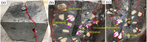 Hydraulic Fracture Hf Propagation Modes In Glutenite Specimen Download Scientific Diagram