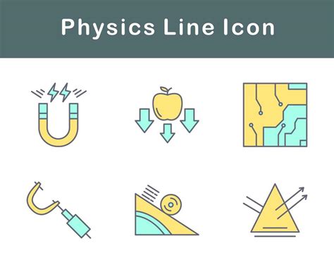 Physics Vector Icon Set 20642899 Vector Art At Vecteezy