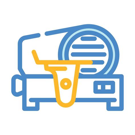 Meat Slicer Color Icon Vector Illustration 20671855 Vector Art At Vecteezy