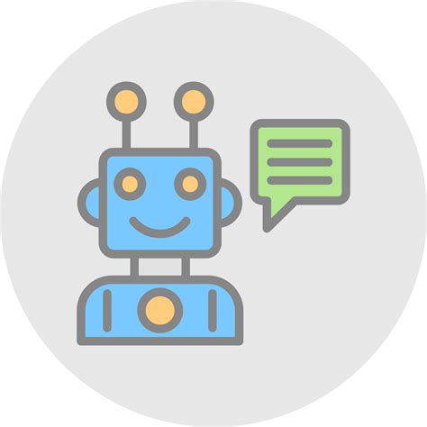 Robot Assistant Vector Icon Design 20037768 Vector Art At Vecteezy