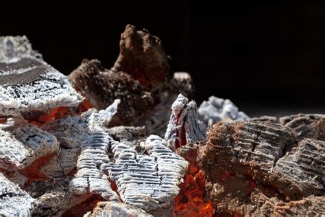 Abstract Ash Background Black Burn Free Image From