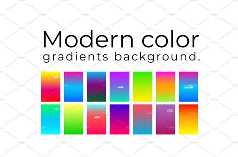 Color Gradients Background For Modern Mobile App Design